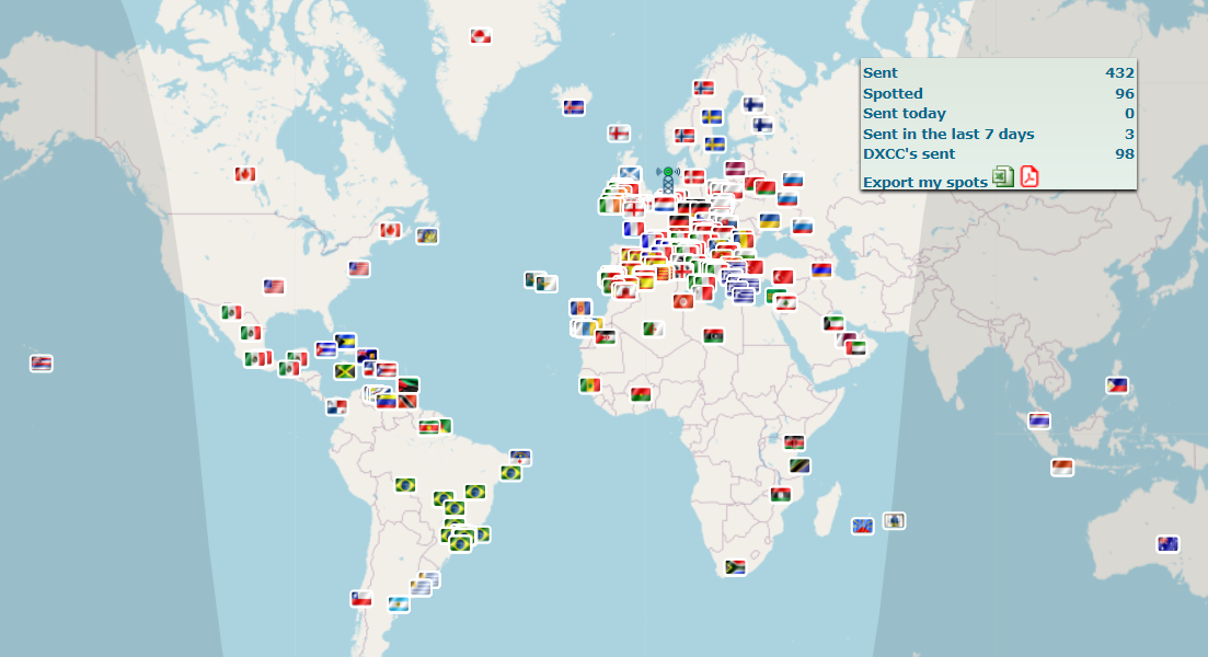 57 DXCC’s – many more to go! – 19AT119 – ALFA TANGO
